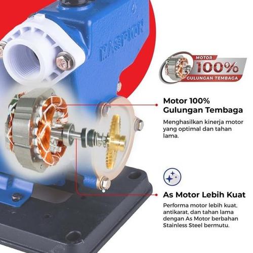 Jual Pompa Air MASPION MWP 129 PAT 125 Watt Otomatis Sumur Dangkal ...