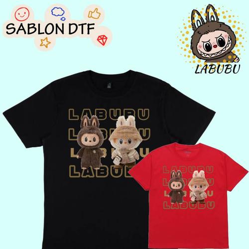 Promo LABUBU | KAOS The Monster CUSTOM DTF || Bisa Cetak FOTO | KATA ...