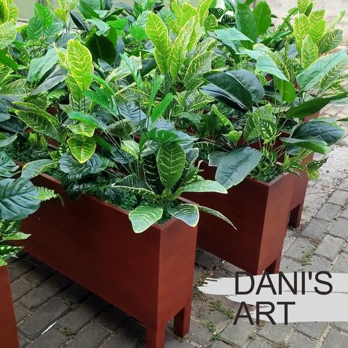 Jual Planter box kayu/ Box tanaman/Kotak tanaman hias/ Partisi ruangan ...