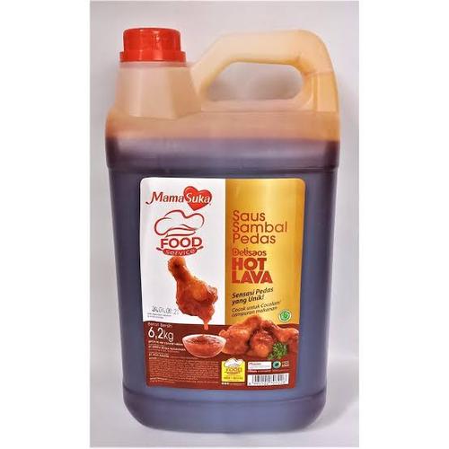 Jual Saos Hot lava Delisaos mamasuka 6.2kg jerigen - Jakarta Timur ...