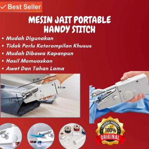 Jual Mesin Jahit Elektrik / Portable / Handy Stitch / Seewing Machine ...