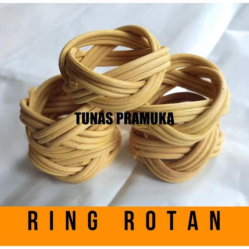 Jual Ring Rotan Cincin Hasduk Kacu Pramuka Rotan Pernis Siaga ...