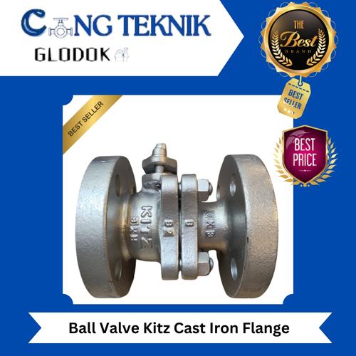 Jual Ball Valve Kitz DN40 / 1 1/2" Inch JIS10K Cast Iron Flange - Jakarta Barat - Cong Teknik ...