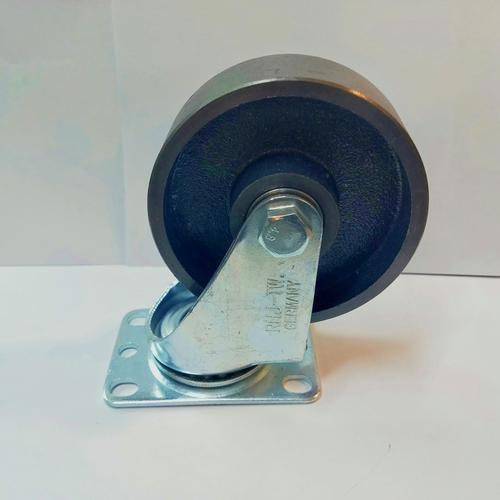Jual Roda Troli 4 inch bahan Besi merek RHJ - 4" hidup+rem, Roda Besi ...
