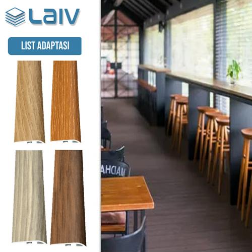 Promo [LAIV] List Adaptasi PVC Parkit Aksesoris Lantai Vinyl SPC Padat ...