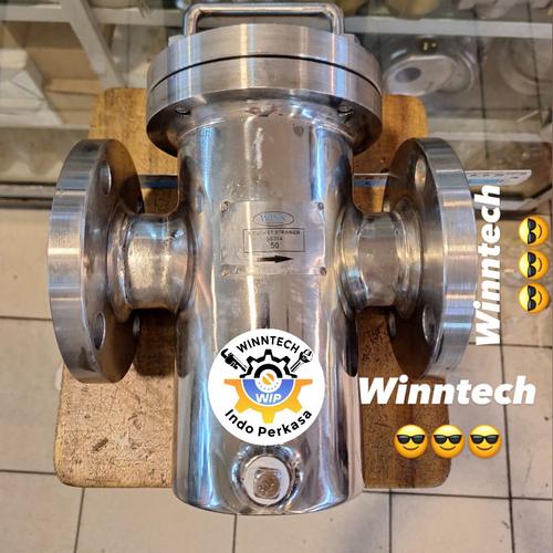 Jual T Bucket Strainer Full Stainlees Steel 304 Flange Size 2 inch DN50 ...