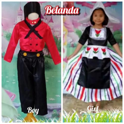 Jual Baju Kostum Belanda/Traditional Costume Of Netherlands - Kab ...