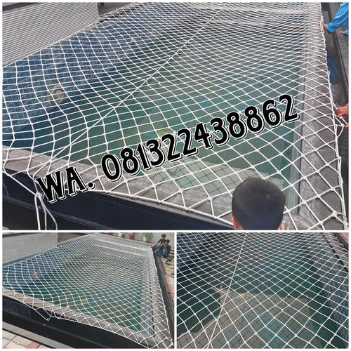 Jual jaring safety net proyek/jaring pengaman serbaguna tali nilon 6mm ...