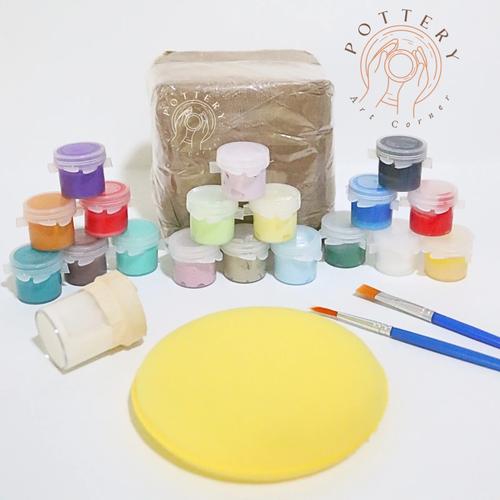 Jual Pottery Art Corner HomeKit ClayKit Keramik Kerajinan Tangan Tanah ...