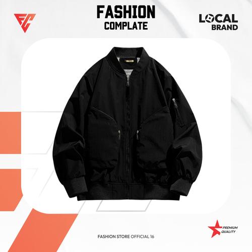 Promo Jaket Bomber Polos Pria Jaket Polos Cowok Jaket Parasut Pria ...