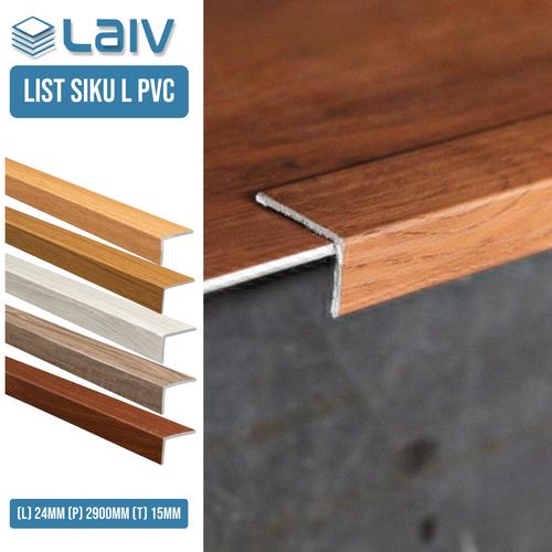 Promo LAIV List Siku L PVC Step Nosing Lantai Tangga Vinyl SPC Lis ...
