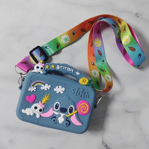 Jual Tas Stitch blue lilostitch bag motif timbul - Kota Bandar Lampung ...