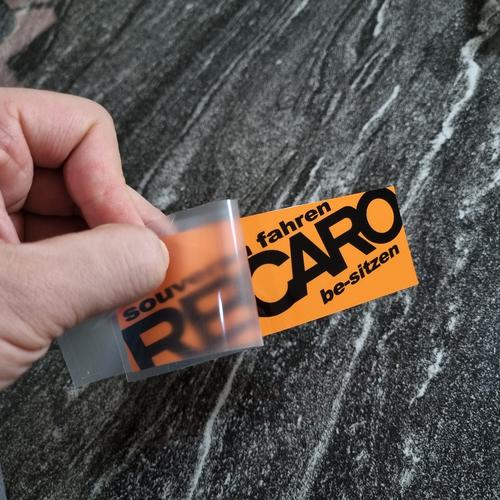 Jual Stiker mobil Recaro orange tempel dalam kaca - Kab. Tangerang ...
