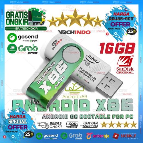 Jual OS Android Desktop USB Bootable / Android x86 OS for PC / Laptop ...