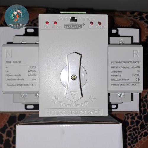 Jual TOMZN TOQ3-125A/2P Automatic Transfer Switch ATS COS 125A 125 ampere 1 Phase / 1P - Kab ...