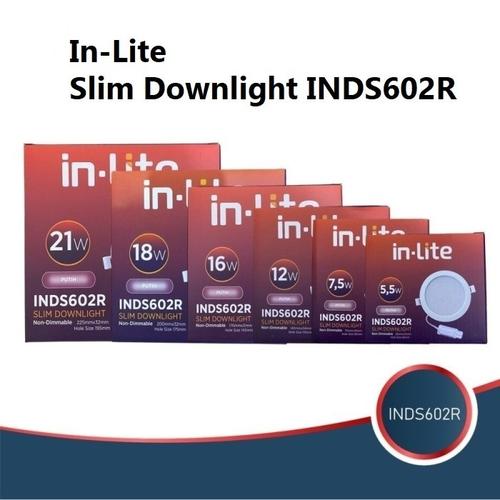 Jual Inlite Lampu Downlight INDS602R 7,5W 12W 16W 18W 21W Slim ...
