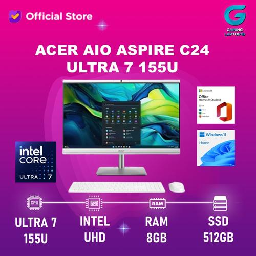 Promo ACER AIO ASPIRE C24 ULTRA 7 155U 8GB 512GB W11 OHS 23.8" FHD ...
