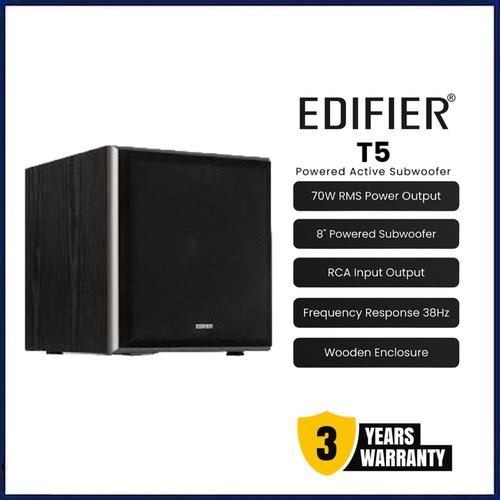 Jual Edifier T5 T 5 Powered Active Subwoofer 70w RMS Active Woofer with ...