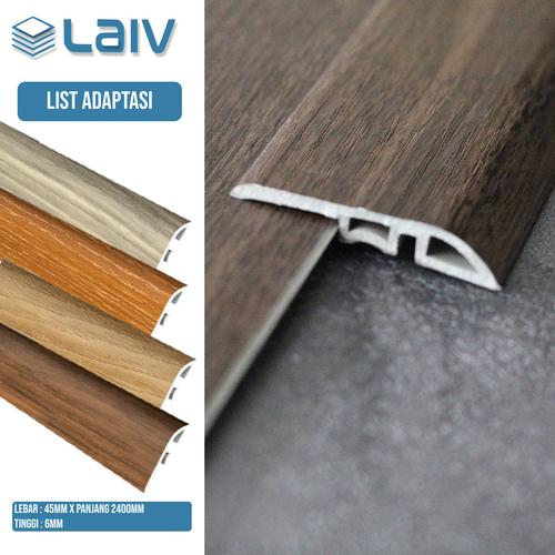 Promo LAIV List Adaptasi PVC Parkit Aksesoris Lantai Vinyl SPC Padat ...
