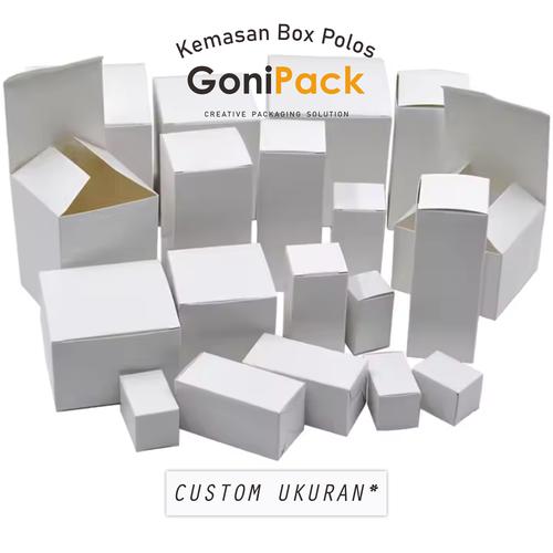 Jual BOX KOTAK KEMASAN PUTIH POLOS ART CARTON KARTON IVORY - 10x10x4 ...