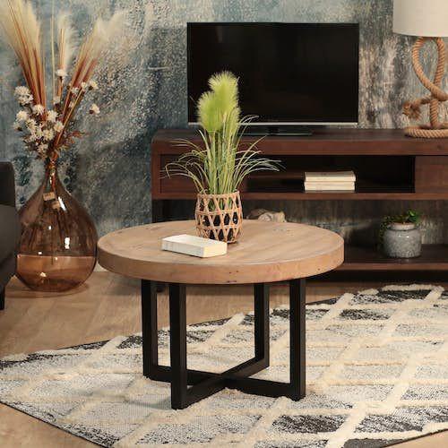 Jual Meja ruang tamu meja bulat mederen diameter 60 cm tingi 50 cm ...