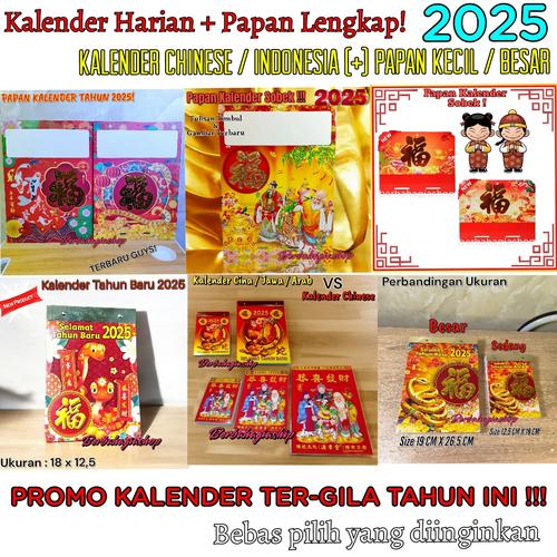 Promo Paket Papan Kalender Ikan Kecil Dan Kalender Lengkap Chinese Indo ...
