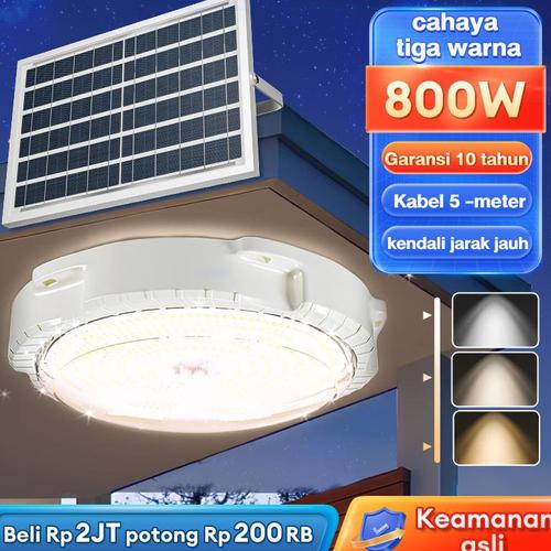 Jual ** 【Garansi 10 tahun】 Lampu Tenaga Surya Solar Ceiling Lampu 600W ...