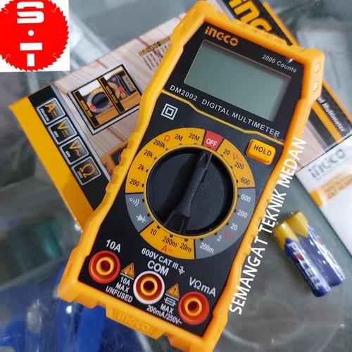 Jual DM2002 DIGITAL MULTIMETER MULTITESTER LCD DISPLAY INGCO SUPER ...