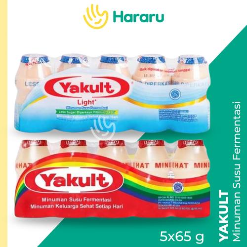 Jual YAKULT Minuman Susu Fermentasi Probiotik isi 5 botol 65ml ...