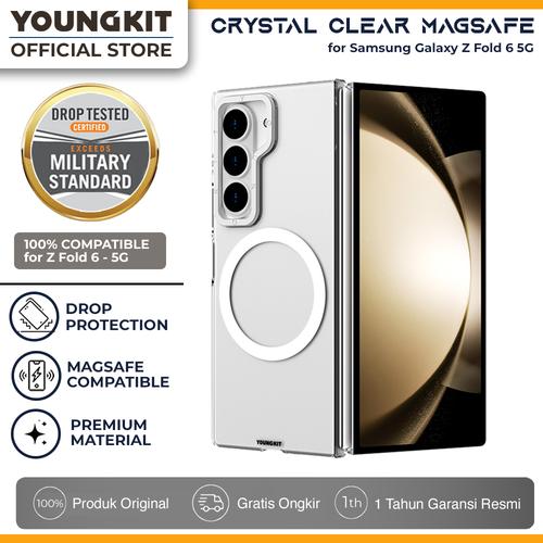Promo Youngkit Case Samsung Galaxy Z Fold 6 - Magsafe Clear Casing ...