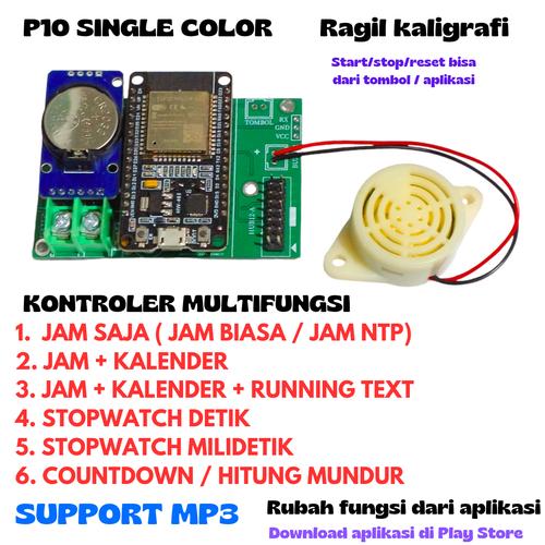 Jual Kontroller timer P10 - kontroler stopwatch detik - kontroler ...