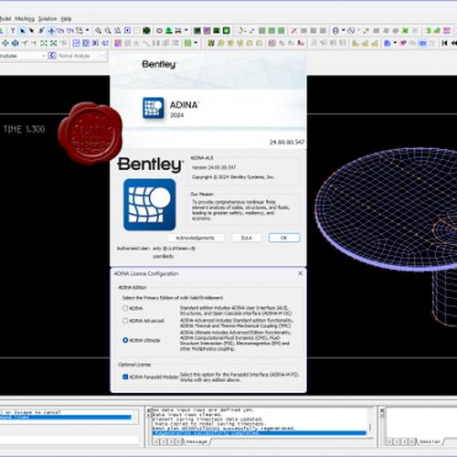 Jual ADINA Ultimate 2024 CONNECT Edition version 24.00.00.547 komputer ...