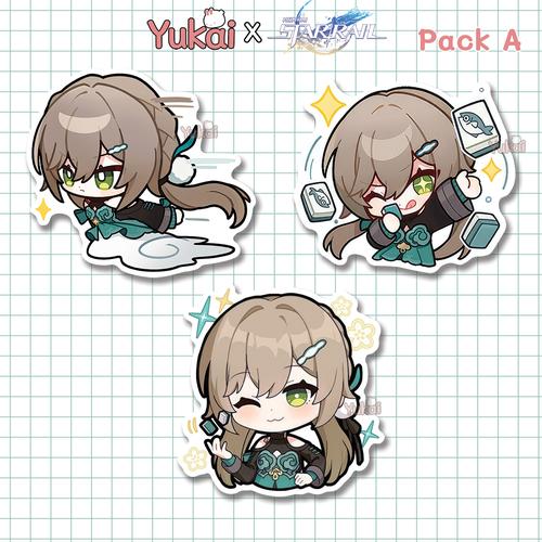 Jual Stiker Pack Qing que Honkai Star Rail (HSR) Premium, Sticker Anime ...