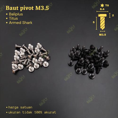 Jual Baut Pivot M3.5 T8 - Silver - Kab. Banyumas - BALIFLY | Tokopedia