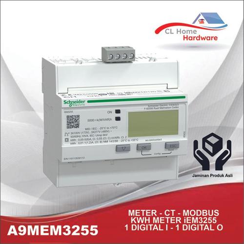 Jual KWH METER SCHNEIDER 3 PHASE ENERGY METER IEM3255 / A9MEM3255 TERA ...