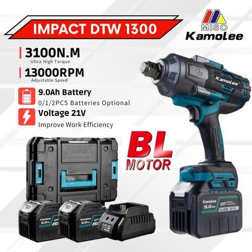 Promo Impact Wrench Kamolee 1300Nm Brushless | Kunci Pas Listrik Torsi ...