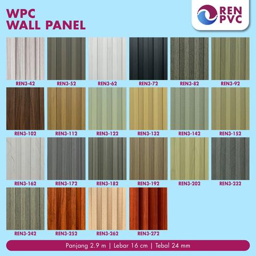 Jual REN PVC - Wall Panel WPC | 3D Wood Panel WPC 2CM - REN3-302 - Kota ...