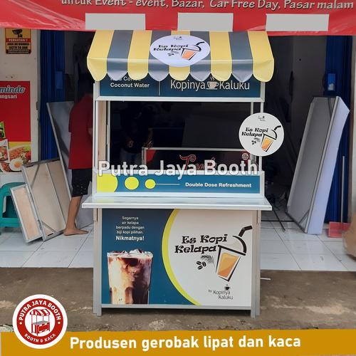 Jual Booth Portable Meja Lipat Event Desk Atap Palang Rak GRATIS ...