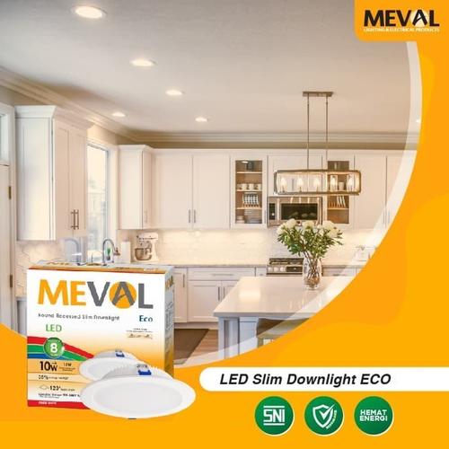 Promo MEVAL Lampu LED Downlight ECO series - INBOW - Kotak, 12W - Putih ...