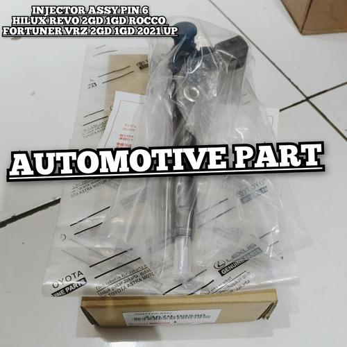 Jual nozzel injector assy hilux revo 2gd-1gd fortuner vrz 2gd-1gd pin 6 ...