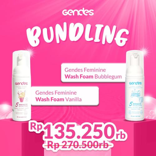 Jual Gendes Aromatic Feminine Care Wash Foam Pembersih Kewanitaan Sabun ...