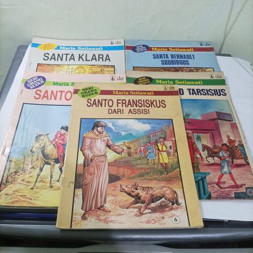 Jual buku seri orang Kudus Santa bernadet Soubirous , Santa Klara ...