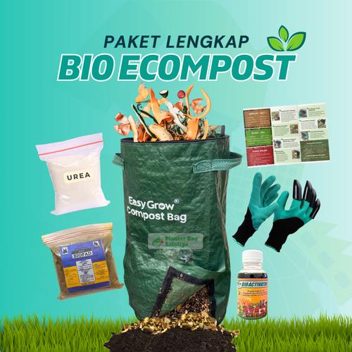 Jual Bio Ecompost Paket Komposter Lengkap Compost Bag 80 Liter Easy ...