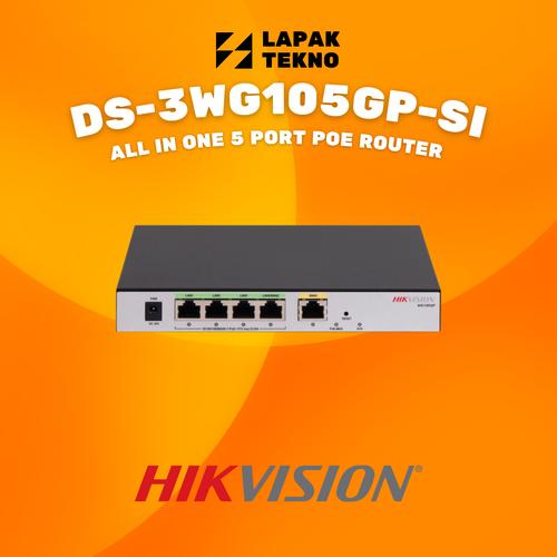 Jual HIKVISION DS-3WG105GP-SI All in One 5 Port PoE Router - Jakarta Pusat - LAPAK TEKNO JKT ...