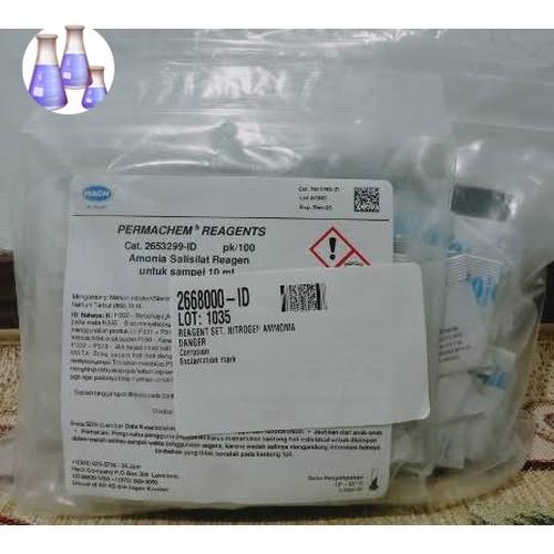 Jual HACH 2668000 Nitrogen-Ammonia Reagent Set, Salicylate Method, 10 ...