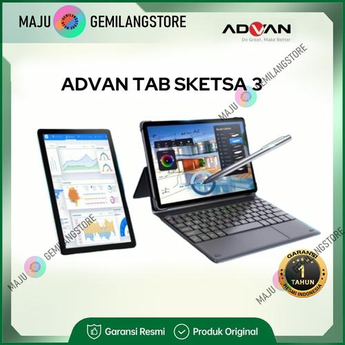 Jual ADVAN Tab Sketsa 3 ram 6GB 128GB Tablet, Pen & Keyboard 10.1" HD ...