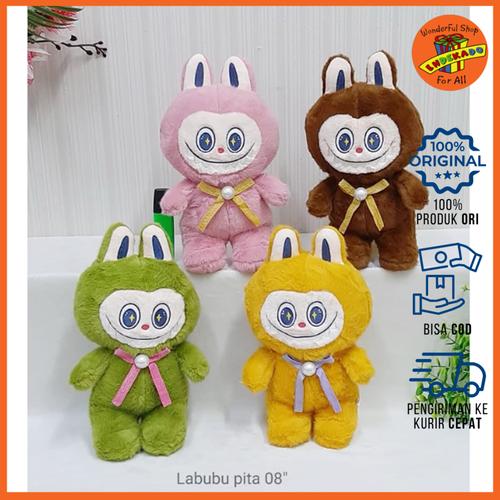 Jual Boneka Labubu Pita Warna Warni Size 8''/14''cm/Boneka Labubu Lucu ...