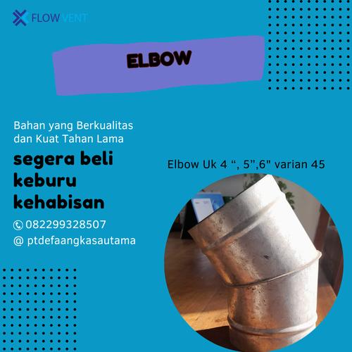Promo Elbow ducting 45 derajat 4",5",6"/ Elbow 45 uk 4",5",6" - 45 ...