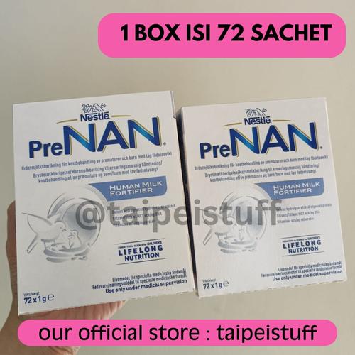 Jual 4 BOX PreNAN Nestle Sachet - Human Milk Fortifier HMF - Kota ...