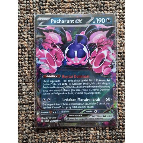 Jual Pecharunt Ex RR 105/166 sv7s - Bimbingan rasi - Kartu Pokemon TCG ...